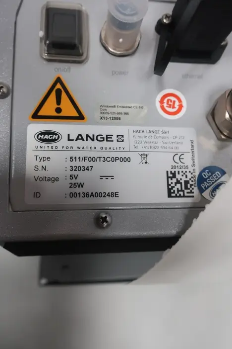 HACH 511 F00 T3C0P000 LANGE ORBISPHERE 511 HYDROGEN MONITOR 5V DC 25W hach-511-f00-t3c0p000-lange-orbisphere-511-hydrogen-monitor-5v-dc-25w